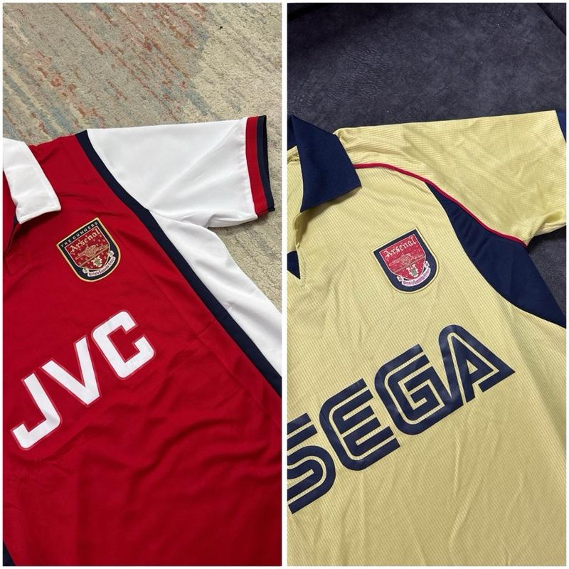 ARSENAL RETRO KIT HIGHBURY 2006 & RETRO SEGA 2001/02 BEST QUALITY ...
