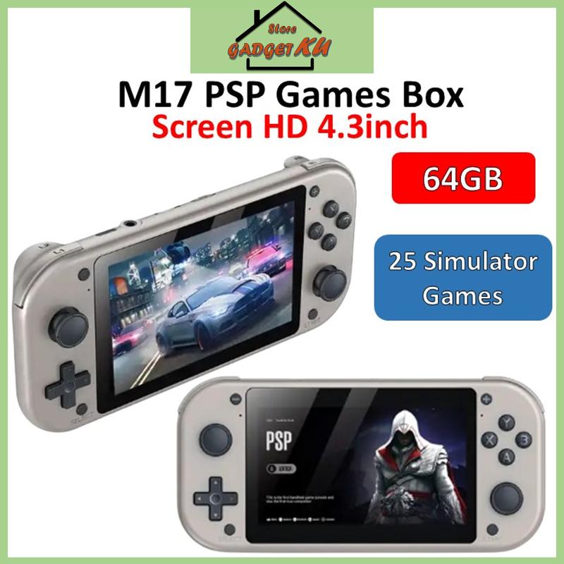 M17 Games 4.3inch HD Screen 25 Emulators Games 64GB Handheld - TikTok ...
