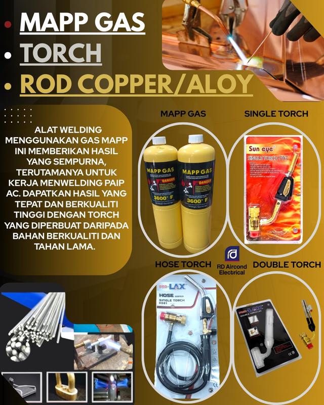MAPP GAS / TORCH / ROD WELDING [ALATAN WELDING] - TikTok Shop Malaysia