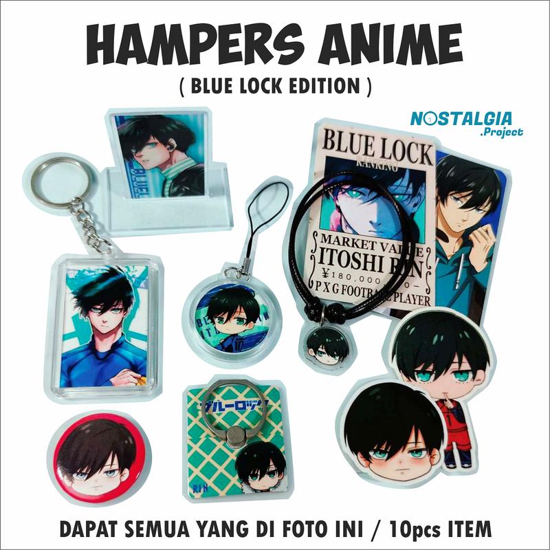 Hampers Aesthetic Anime Blue Lock - Kado Ulang Tahun Lucu karakter ...
