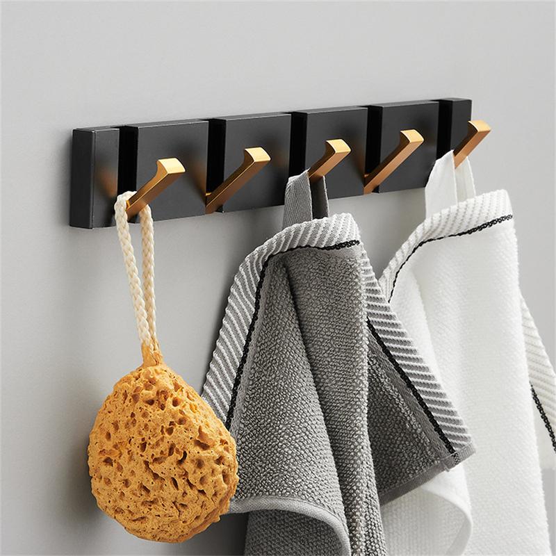 Invisible punch folding wall hooks Clothes hangers Living room - TikTok ...