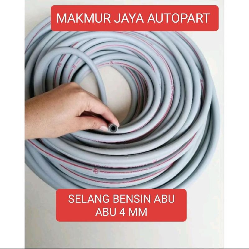 SELANG BENSIN DAN SOLAR ABU ABU 4 MM (ID;4MM OD:9MM) UNTUK MOBIL - Shop ...