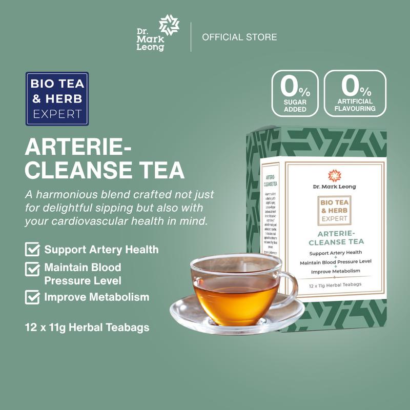 [Dr.Mark Leong] Arterie-Cleanse Tea | 12 Herbal Teabags x 10g - TikTok ...