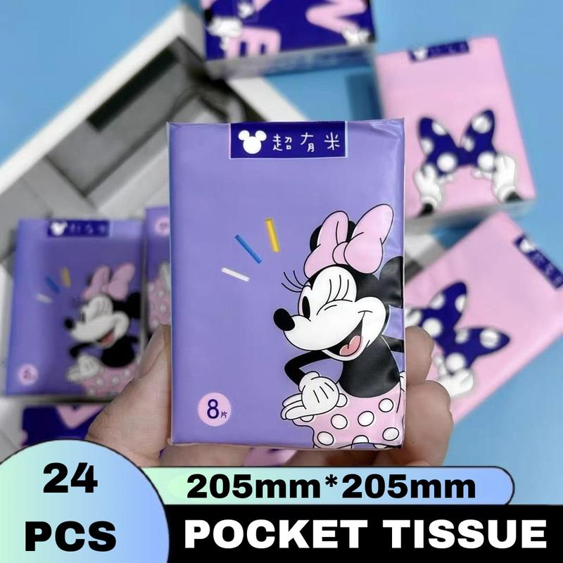 9Pack Minnie Pocket Tissue Series Tissue Ready Stock Facial Soft ...