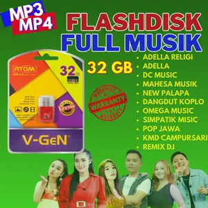 V-Gen Flashdisk 8GB Full Musik Video Lagu campursari perangkat Head ...