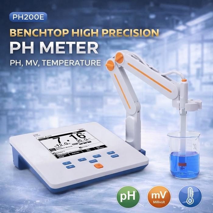 Jual Benchtop PH meter PH200E High Precission (PH, MV, Temperature ...
