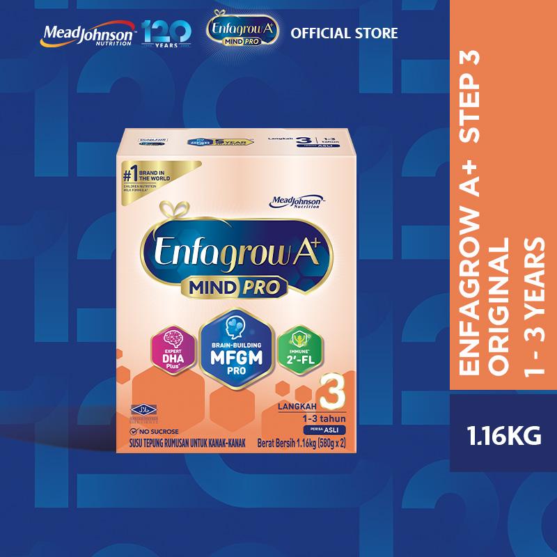 Enfagrow A+ Step 3 - 1.16kg Original / Vanilla - (1-3 Tahun) MindPro ...
