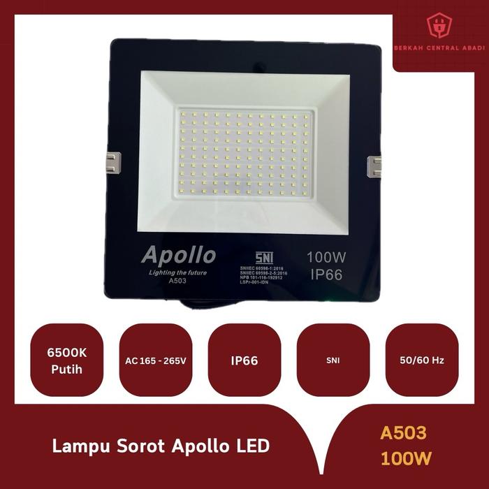 Jual Lampu Sorot Apollo 100 Watt LED SNI IP66 - Jakarta Barat - Berkah ...