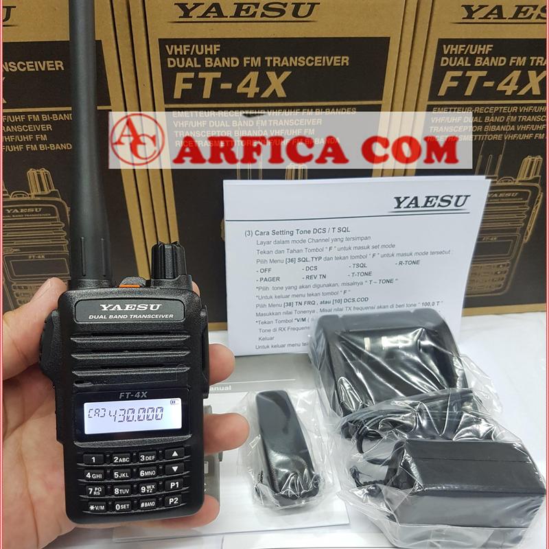HT YAESU FT4X FT-4X FT 4X DUALBAND ORIGINAL RESMI MURAH - Shop | Tokopedia