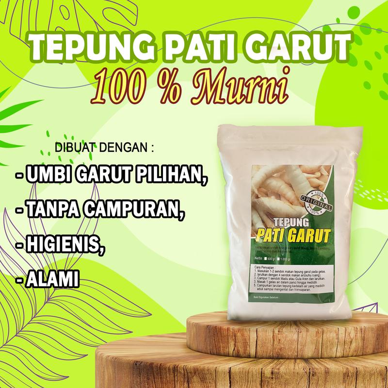 TEPUNG GARUT KWALITAS PREMIUM 1Kg / TEPUNG GARUT / PATI GARUT - Shop ...