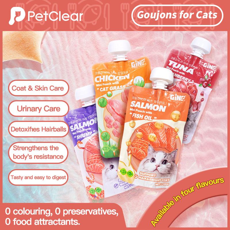 Puree Daging Kucing, PetClear, Makanan Ringan Kucing, Pek Makanan ...