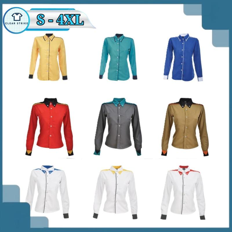 ( CLEARANCE ) LADIES CORPORATE SHIRT POLYSOFT (B) - TikTok Shop Malaysia