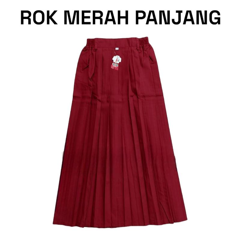 Rok Rempel Panjang Sekolah SD Seragam Sekolah SD anak Perempuan - Shop ...