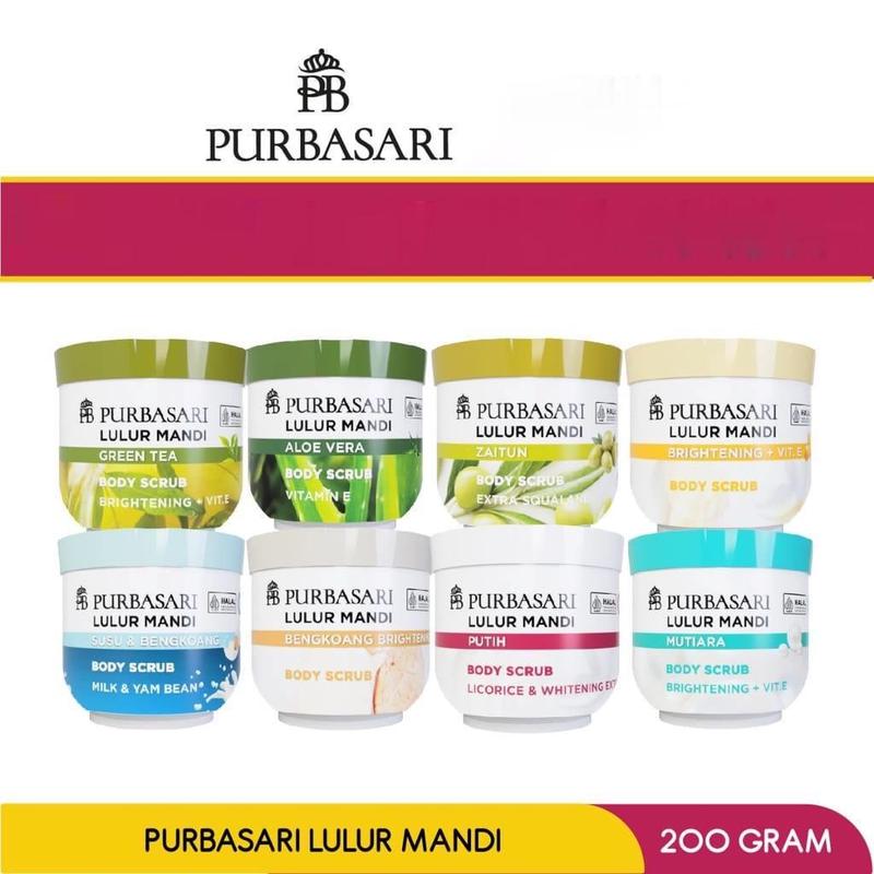 New ! Purbasari Lulur Mandi Body Scrub Ukuran 200 gr & 100 g - Shop ...