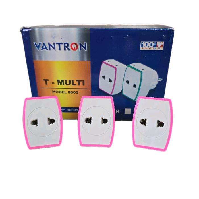 Jual VANTRON T MULTI COLOKAN LISTRIK CABANG TIGA MODEL 8005 Colokan T ...