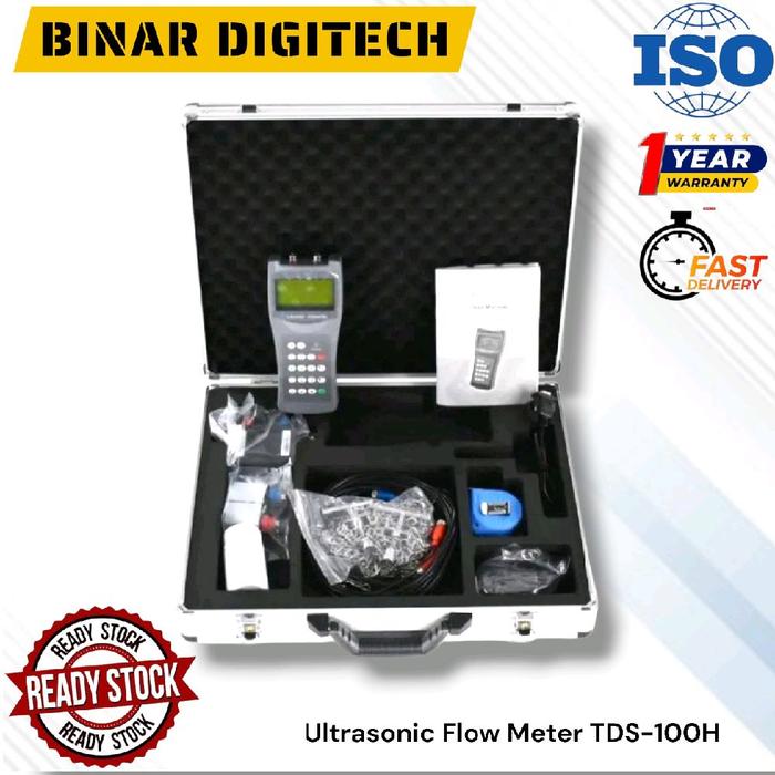 Jual Ultrasonic Flow Meter TDS-100H M2 & S2 Handheld Clamp On DN15 ...