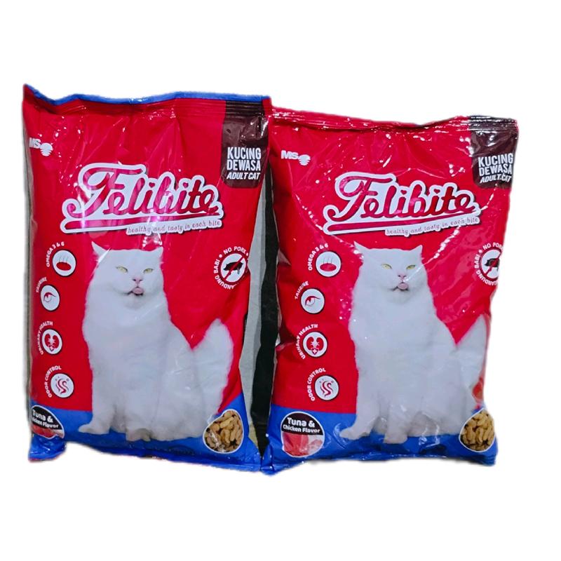 Felibite Tuna dn chicken flavor 500g Makanan kucing Bentuk ikan - Shop ...
