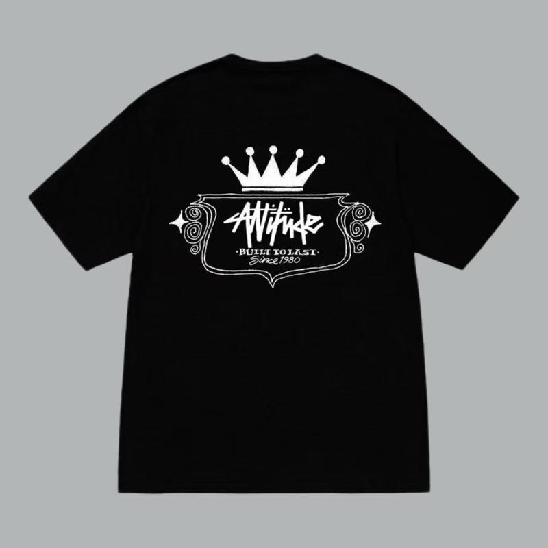 ATTITUDE TEE Unisex Crew eck Essential Anti-Basic Ultra-Sof - TikTok Shop Malaysia