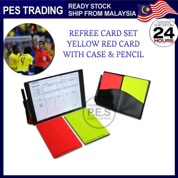 SET KAD PENGADIL - KAD KUNING & MERAH / REFEREE CARD SET - YELLOW ...