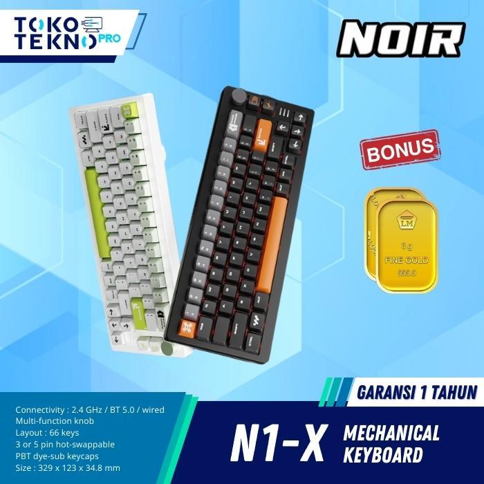 Jual Noir N1x / N1-X Wireless Mechanical Gaming Keyboard VIA Compatible ...