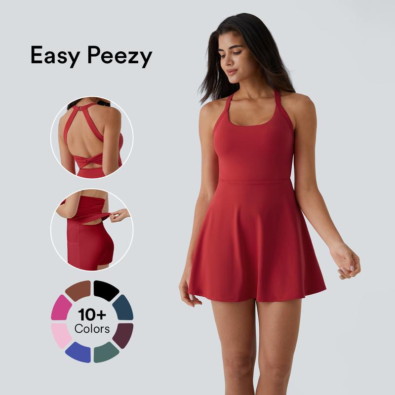 Halara Backless Criss Cross Active Dress - Easy Peezy - TikTok Shop ...