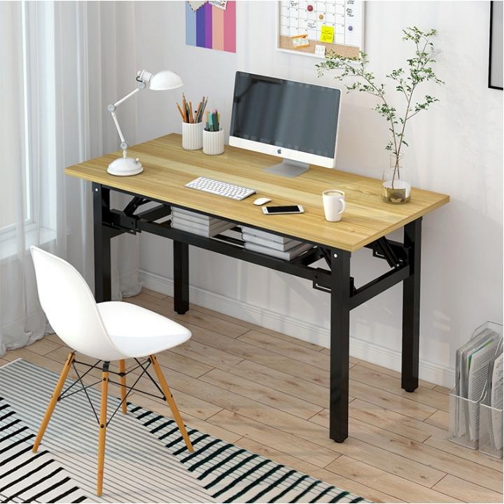 【60*120cm】Double Folding Dining Table with Storage Shelf - TikTok Shop ...