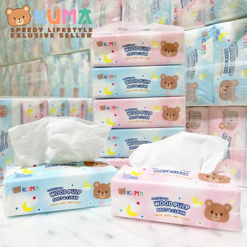 KUMA 5PCS/Pack 100% Native Wood Pulp Extractable Facial Tissue - TikTok ...