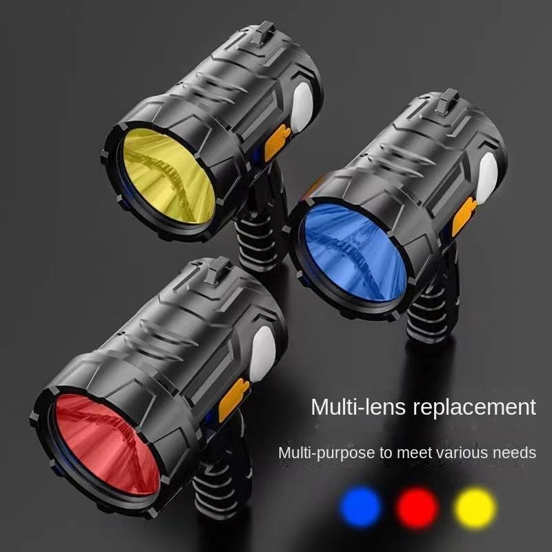 Lampu Suluh LED Kuasa Tinggi Suria Pegang Tangan, Sangat Terang Luaran ...