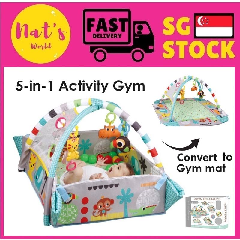 Baby Playmat Activity Gym Play Mat Foldable Playmat Crawling - TikTok ...