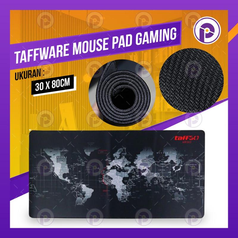 Taffware Mouse Pad Gaming Mousepad Besar Motif Peta Dunia Anti - Shop ...