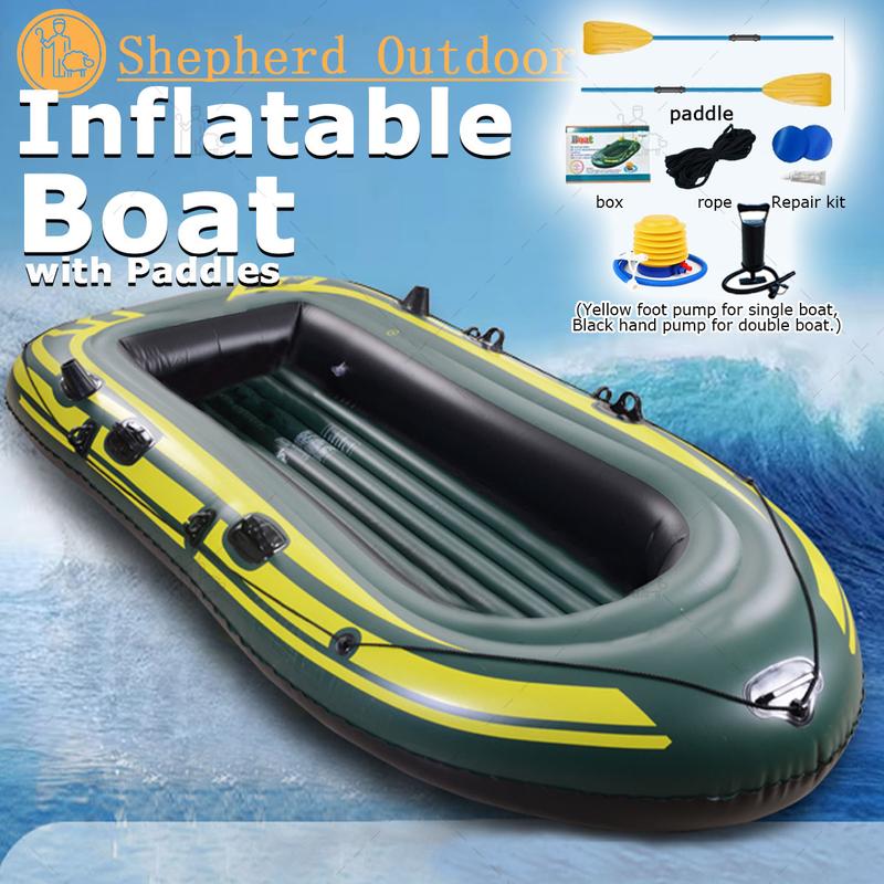 Inflatable Kayak Drifting Water Rubber Fishing PVC Boat with - TikTok ...
