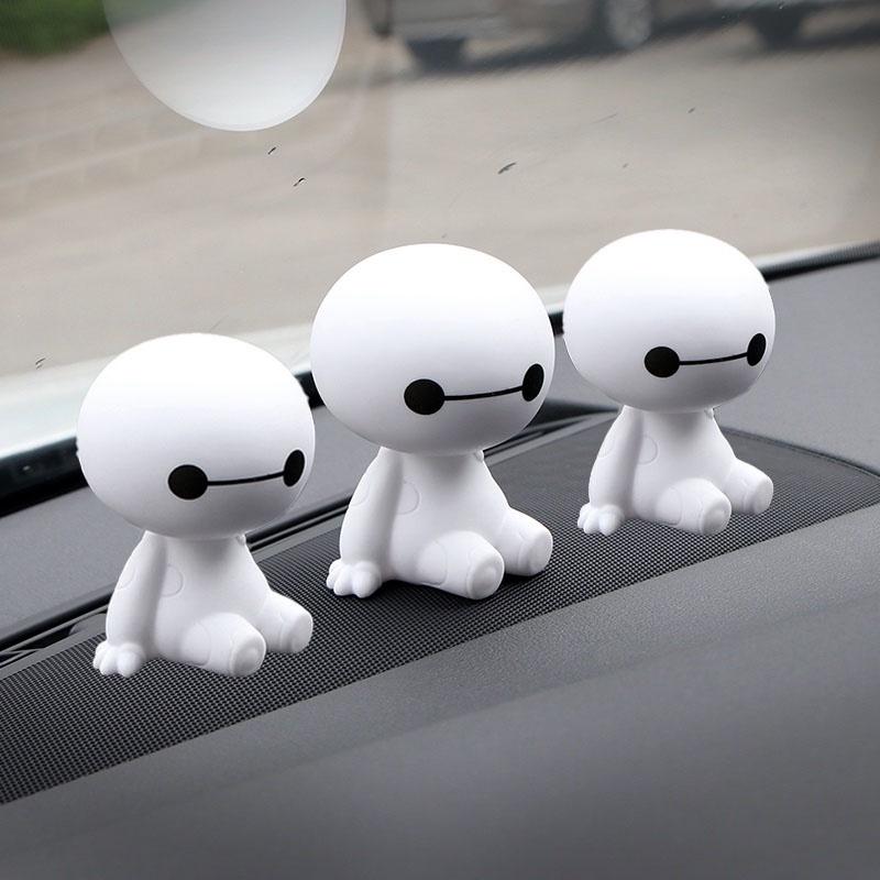 Baymax - Robot geleng kepala, anak patung comel, kartun, Bobblehead ...
