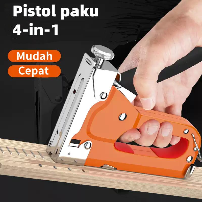 [Gratis 800 paku] Pistol Paku 4-in-1 Pistol Stapler Konstruksi - Shop ...