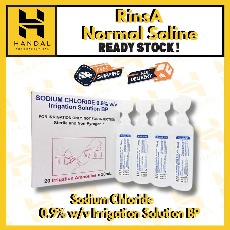 RinsA Sodium Chloride 0.9% w/v Irrigation Solution BP 30mL - TikTok ...