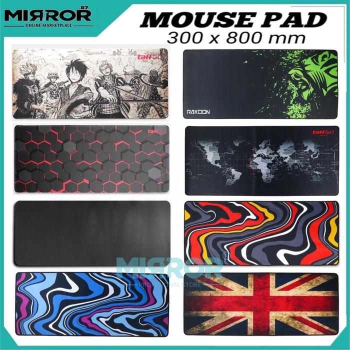 Jual Mouse Pad Gaming XL Desk Mat Mousepad Besar 30 x 80 cm Anti Slip ...