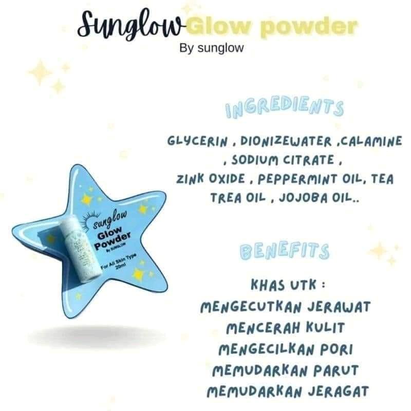 sunglow GLOW POWDER 20ML All Skin - TikTok Shop Malaysia