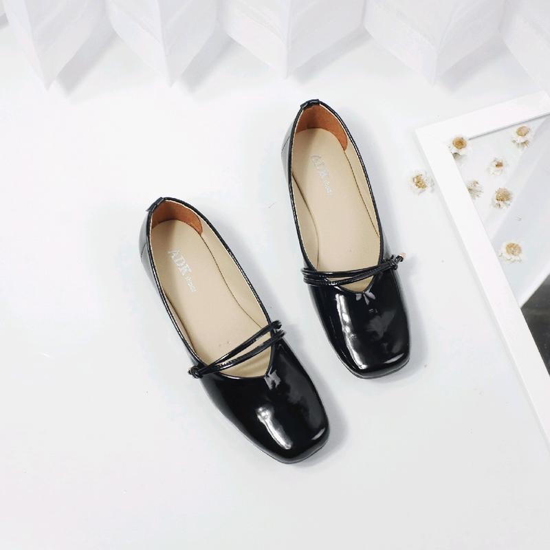 Sepatu Flat ADK LILY Merah Marun Wanita dengan Alas Karet Berkualitas ...