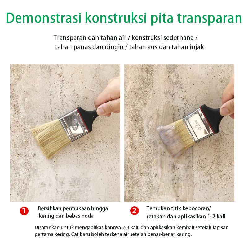 Transparan dan tahan air Ramah lingkungan dan tidak beracun Daya rekat ...