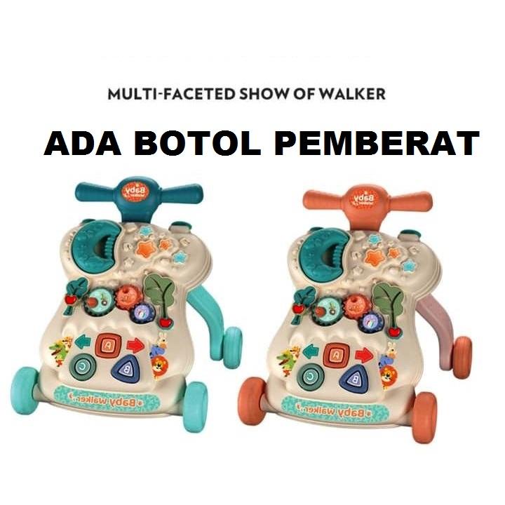 BABY WALKER BABY PUSH WALKER ADA BOTOL PEMBERAT BELAJAR BERJALAN - Shop ...