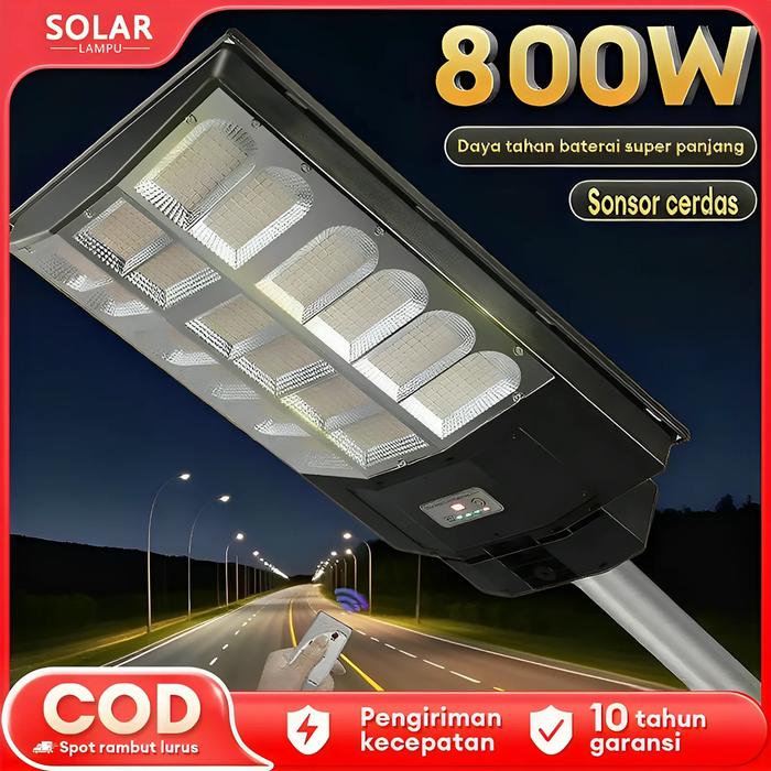 Promo Lampu Sorot Tenaga Surya 800W Super Terang - Garansi 10 Tahun ...