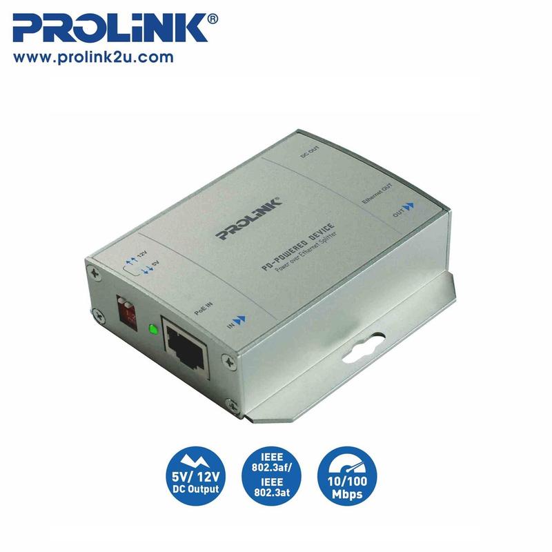 PROLiNK POE Splitter Dual Output (5V/12V) PLE101P - TikTok Shop Malaysia