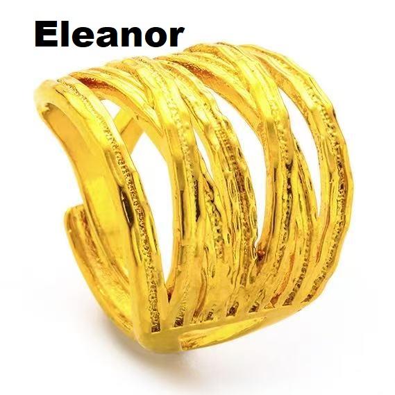 Gold Plated Titanium Ring, Nabila Ring, Crossed Circumferenc - TikTok ...