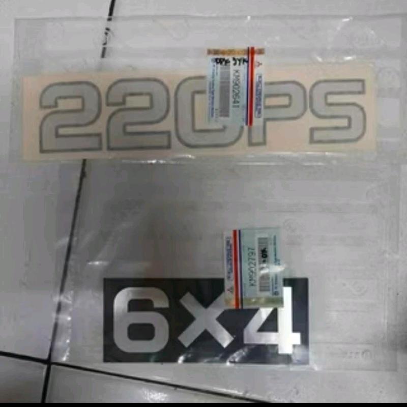 sticker fuso 220ps dan 6x4 original mitsubishi - Shop | Tokopedia