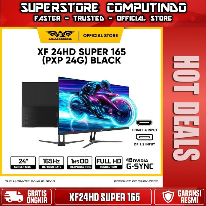 Promo Armaggeddon 24" XF24HD SUPER 165 | PXP24G Black Built In Speaker ...