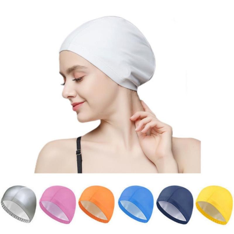 Sports Adults/kids High Elastic Swim Pool Hat Swimming Caps Protect ...