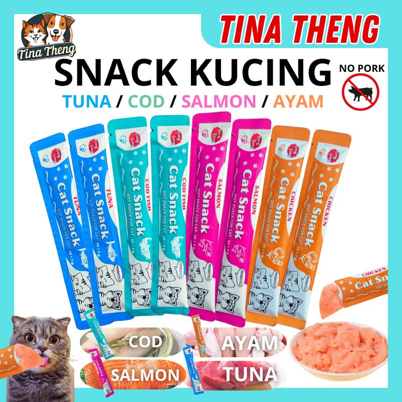 Snack Kucing LING LING 1 kg Isi 65 PCS Chicken, Tuna, Salmon - Shop ...