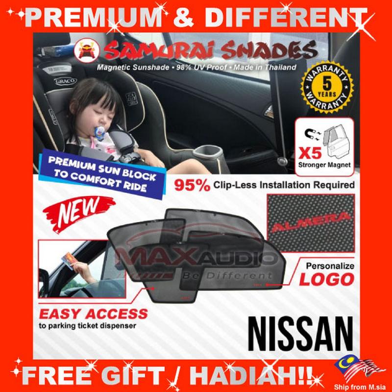 (5-Yrs Warranty) NISSAN Magnetic Sunshade ALMERA LIVINA NAVARA - TikTok ...