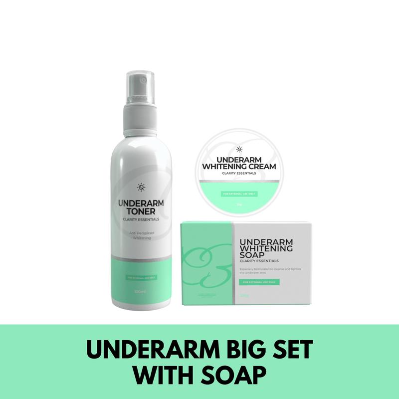 BIG SET of Underarm Whitening with Soap | Deodorant | Clarit - TikTok ...