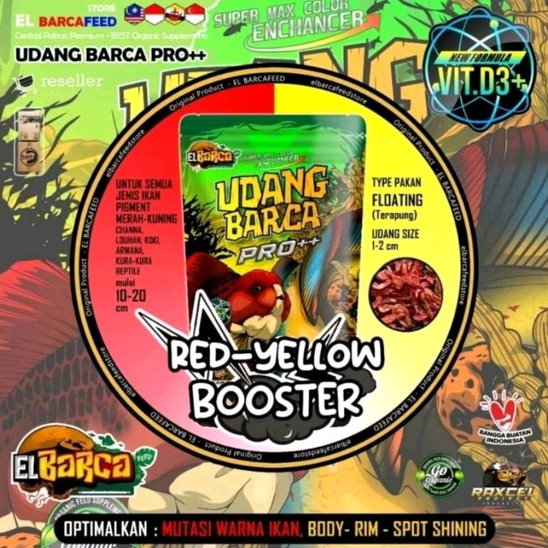 Udang Barca Pro Red Yellow Booster Repack 5gr - Shop | Tokopedia