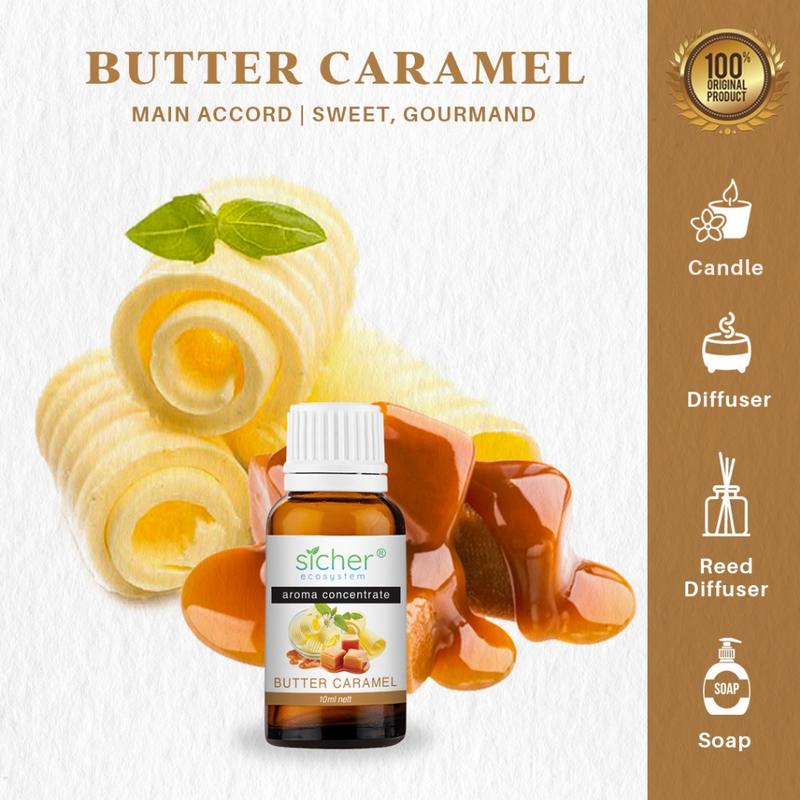 Sicher Fragrance Oil Butter Caramel 10Ml - Shop | Tokopedia